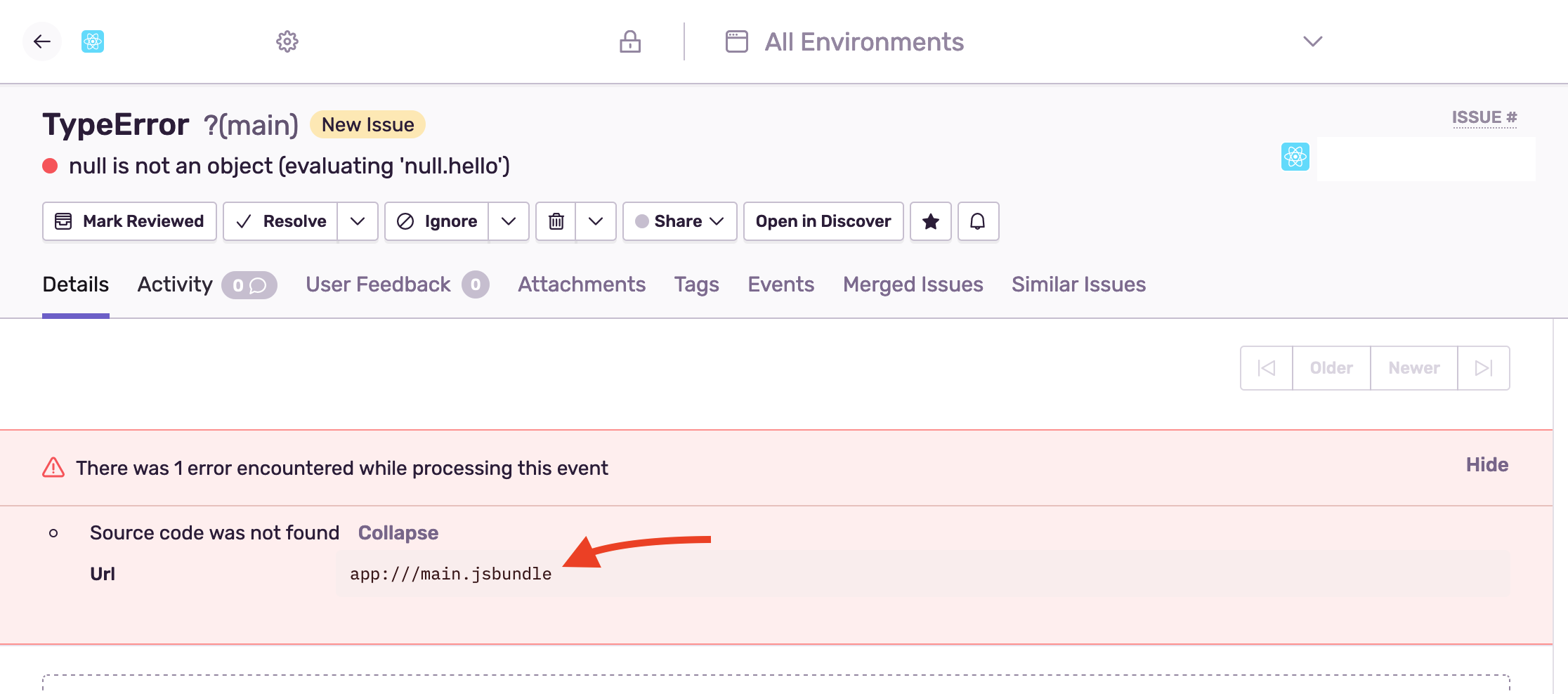 Troubleshooting Source Maps | Sentry for React Native